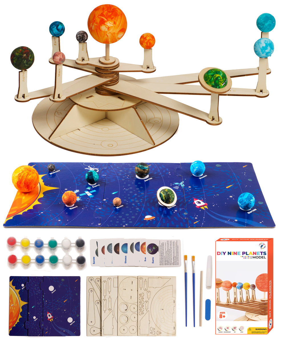 Nine Planets DIY Solar System Model for Kids – Little Jupiter