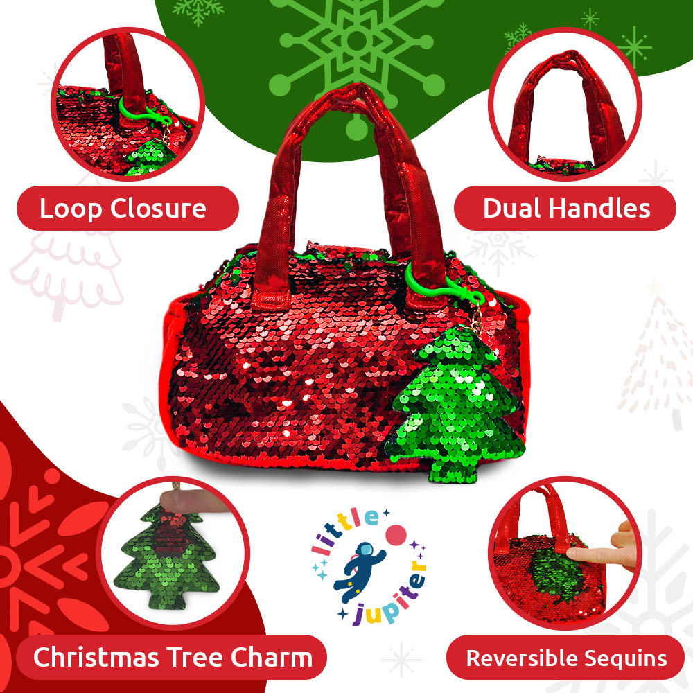 Little Jupiter Pet Plush Set with Bag - Reindeer w/ Red Bag